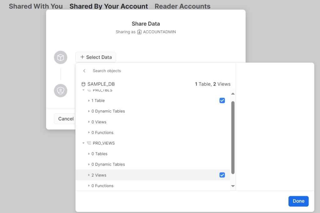 Data sharing in Snowflake | Snowflake Data Sharing