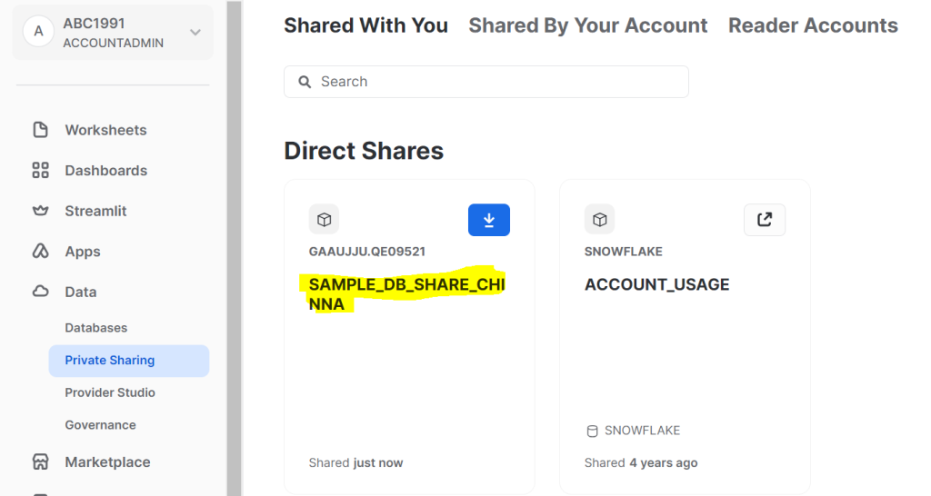 Data sharing in Snowflake | Snowflake Data Sharing